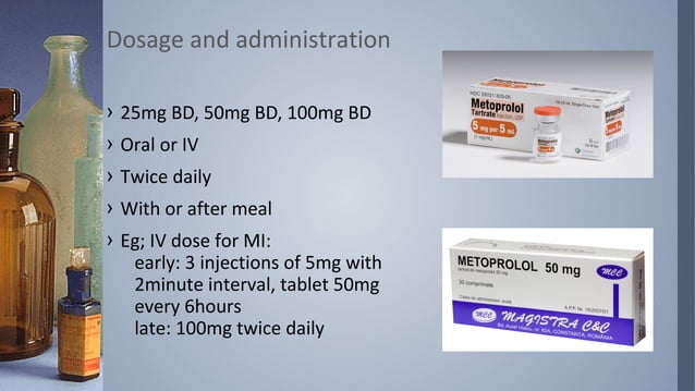 Beta1 selective blocker Metoprolol | ODP | Heart and Cardiovascular ...