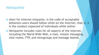 13. internet services | PPTX