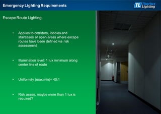 Emergency Lighting: what, when & how? | PDF