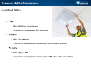 Emergency Lighting: what, when & how? | PDF