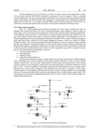 Defining Control Strategies for Micro Grids Islanded Operation with Maximum Power Point Tracking ...