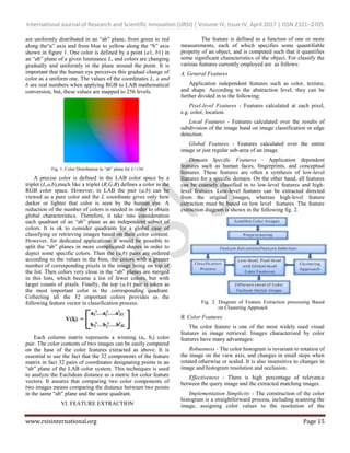 An Automatic Color Feature Vector Classification Based on Clustering Method | PDF