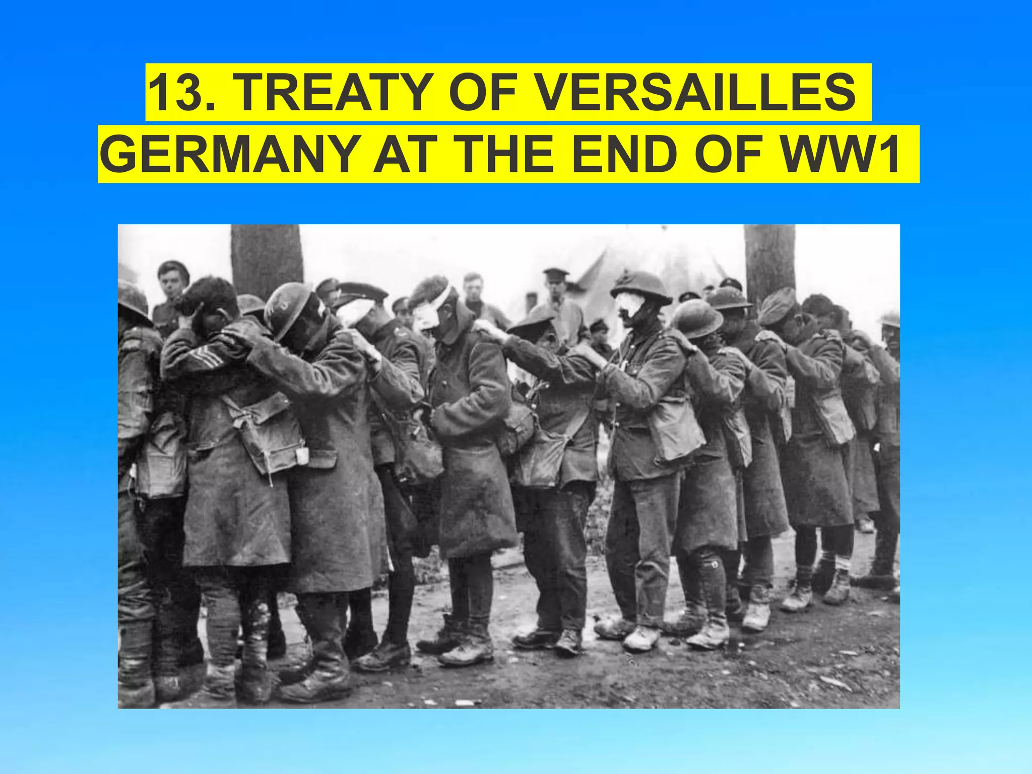 CAMBRIDGE IGCSE HISTORY: GERMANY AT THE END OF WORLD WAR 1 | PPTX