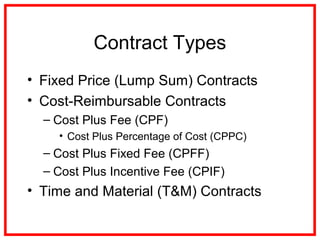 13. Project Procurement Management | PPT