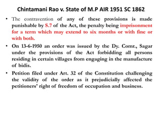 Right to Freedom of Profession | PPTX