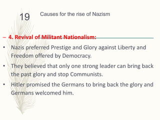 The Rise of the Dictatorships | PPTX