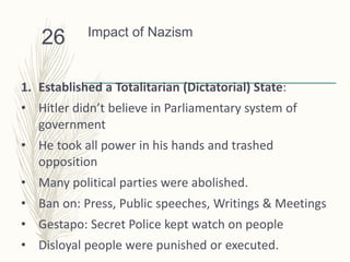 The Rise of the Dictatorships | PPTX