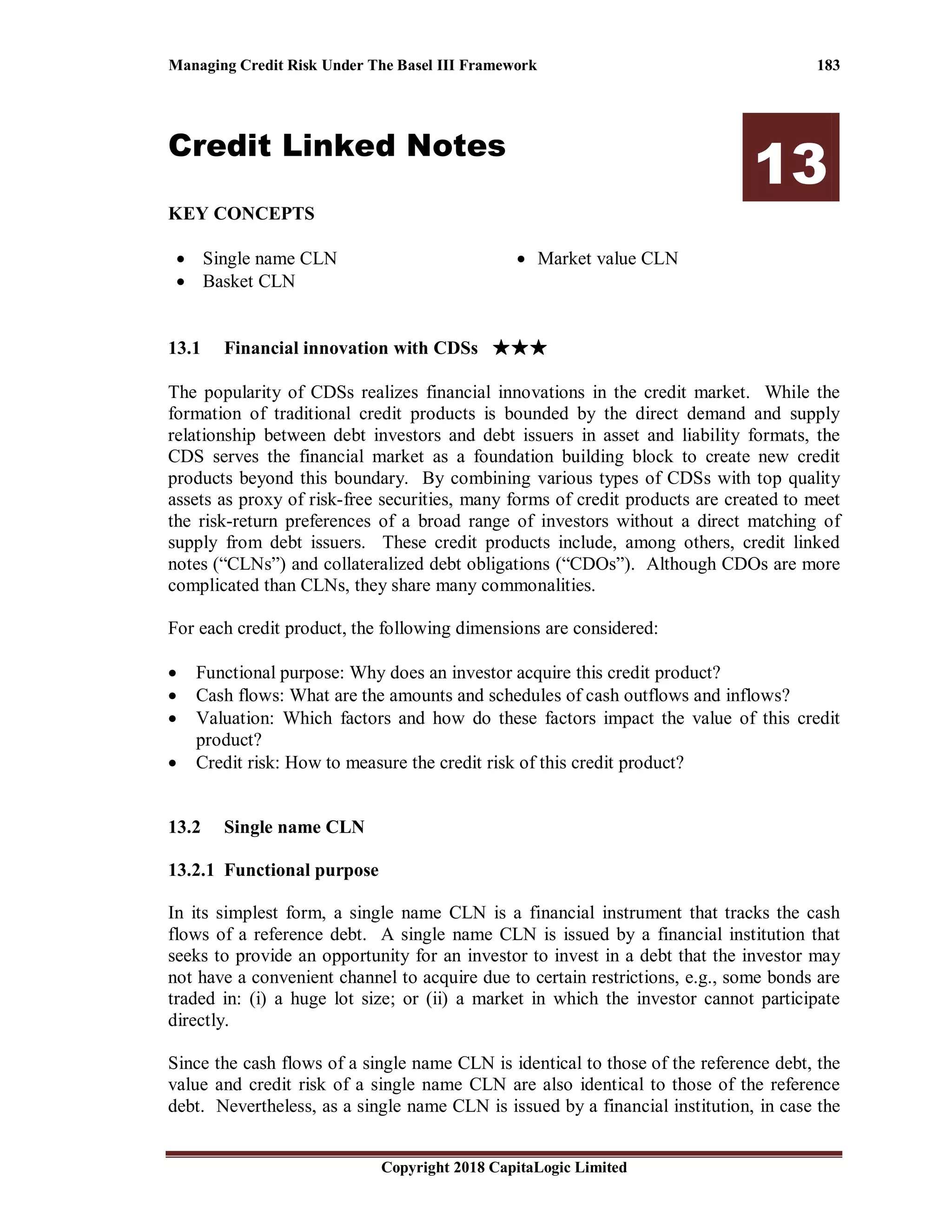 13.1 credit linked notes | PDF