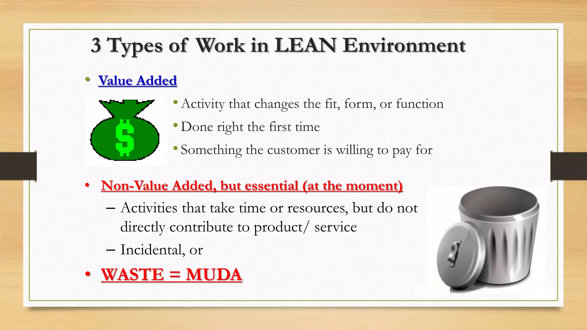 Introduction to lean thinking | PPTX