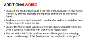 13.1 Global Interdependence: Trade flows and trading patterns | PPTX