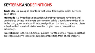 13.1 Global Interdependence: Trade flows and trading patterns | PPTX