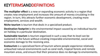 13.3 Global Interdependence: The development of international tourism ...