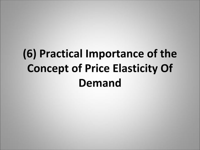 13. elasticity of demand ppt-best gp | PPT