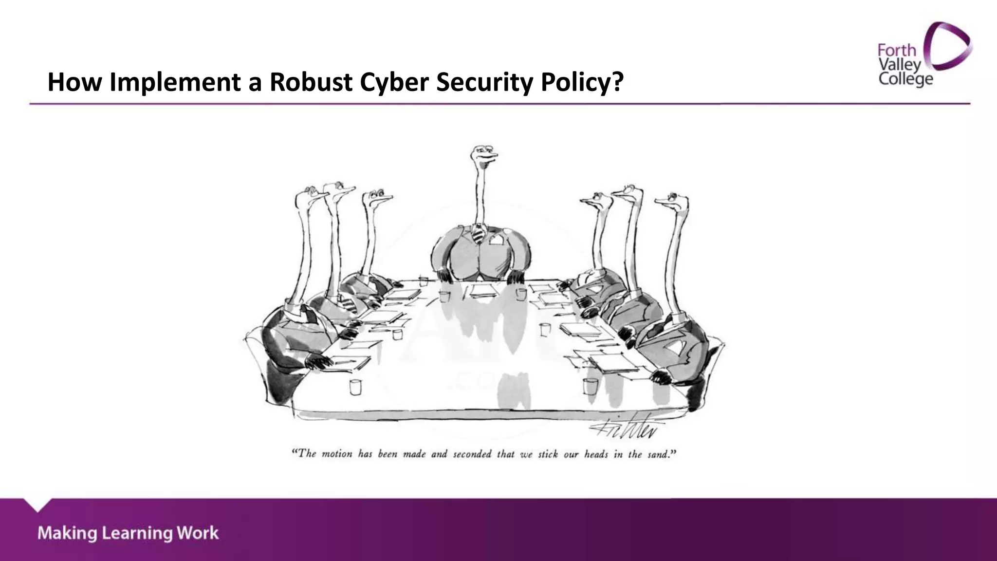 Why implement a robust cyber security policy? | PPT