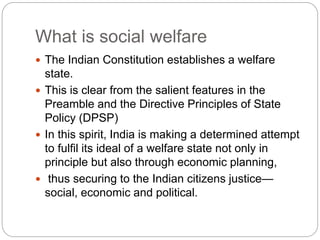 13.social welfare services in india | PPTX