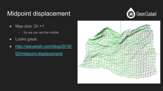 Green Custard Friday Talk 13: Procedural Land Generation | PPT