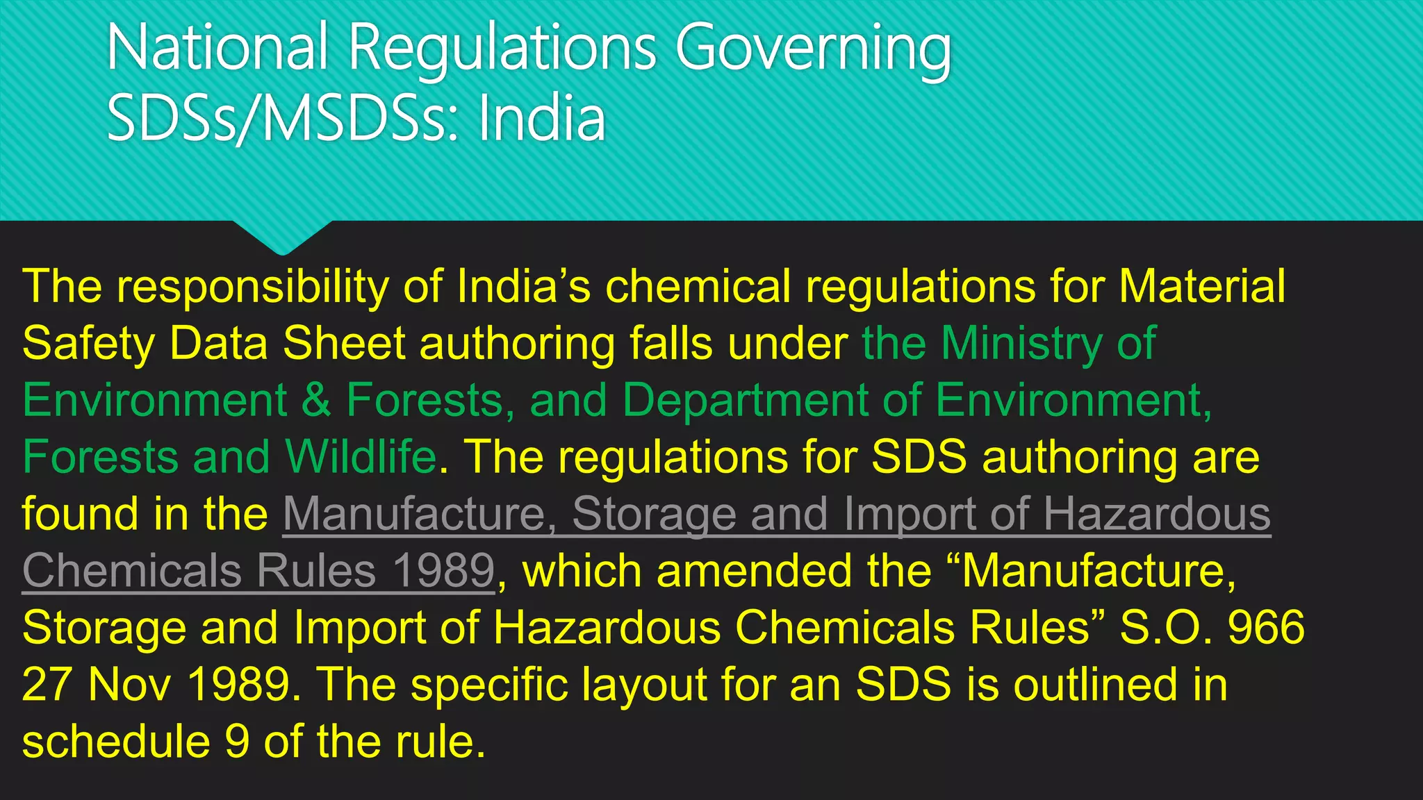 MSDS- Material Safety Data Sheet | PPTX