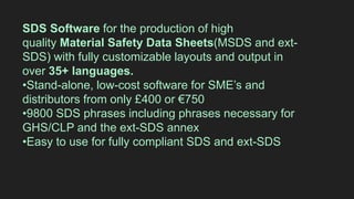 MSDS- Material Safety Data Sheet | PPTX