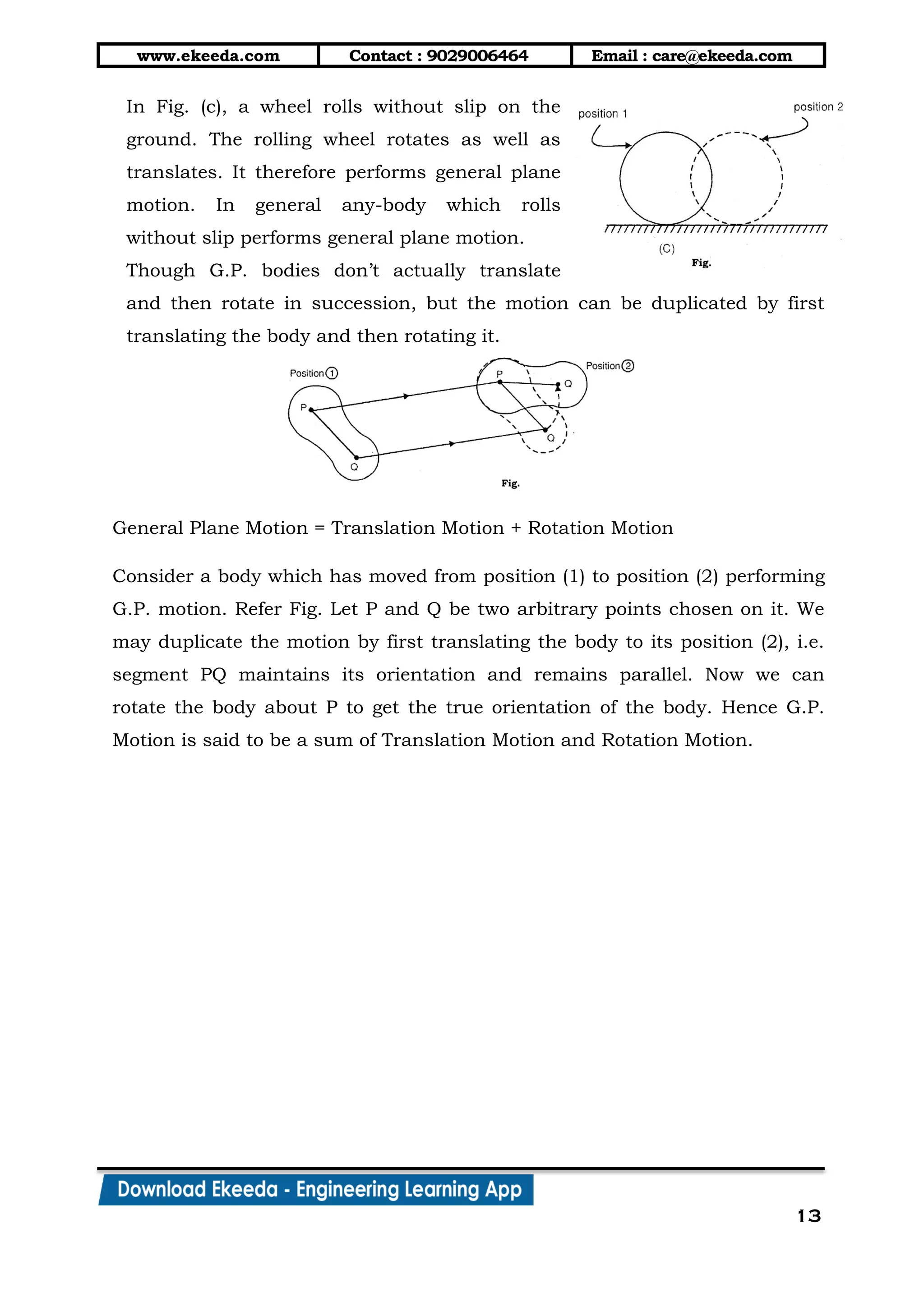 13. kinematics of rigid bodies | PDF