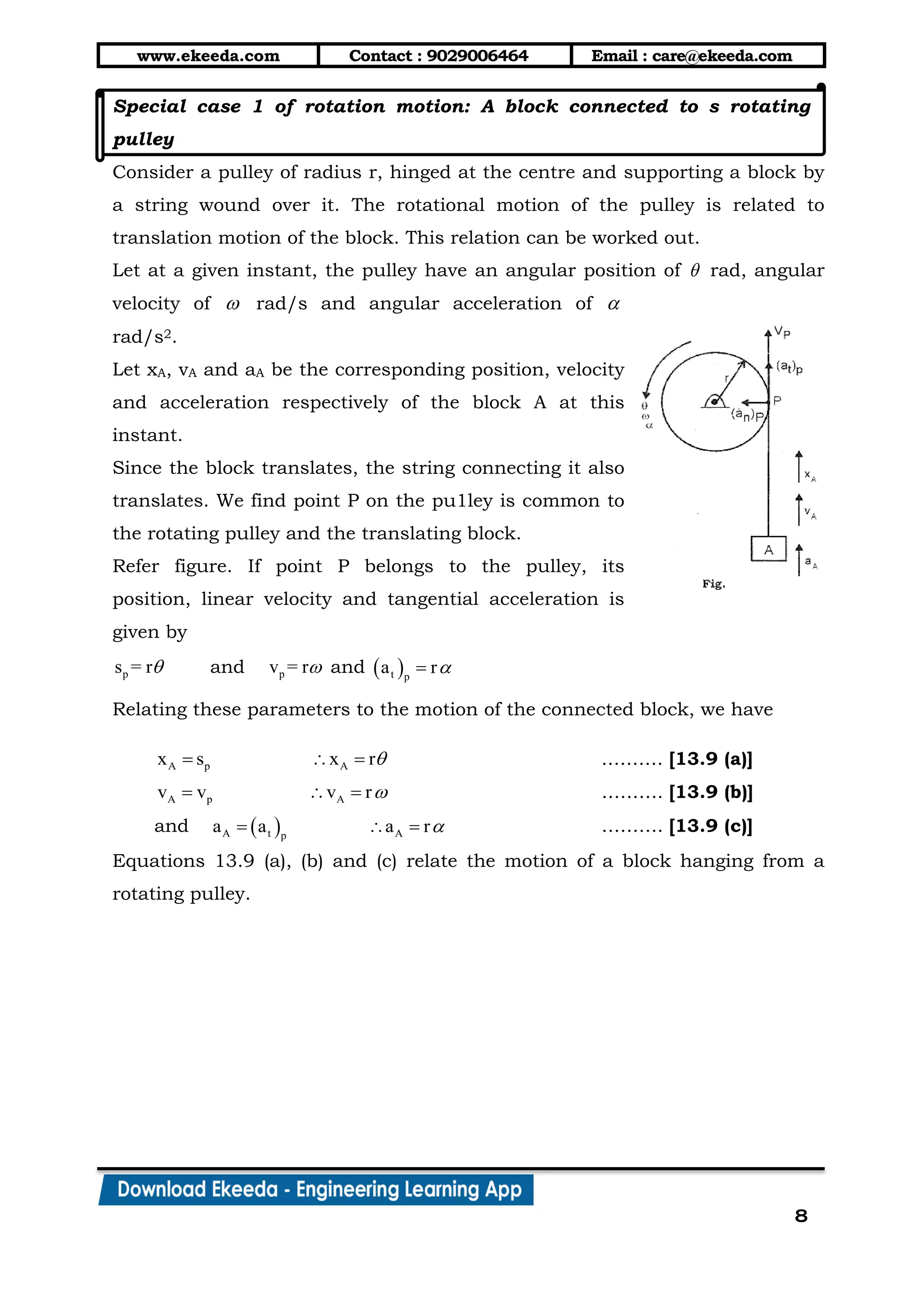 13. kinematics of rigid bodies | PDF