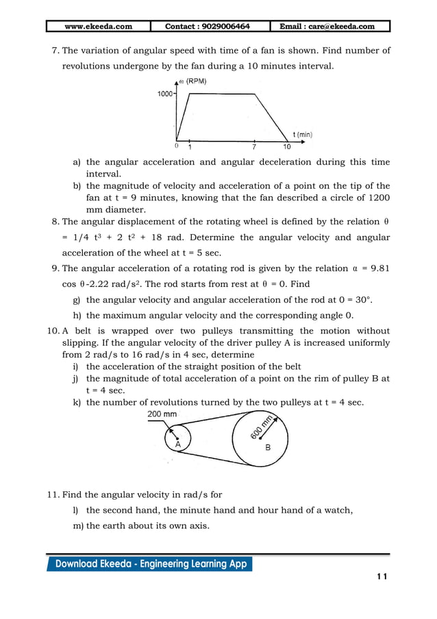 13. kinematics of rigid bodies | PDF | Physics | Science