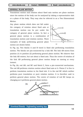 13. kinematics of rigid bodies | PDF
