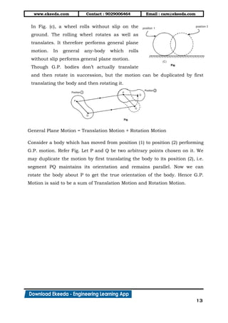 13. kinematics of rigid bodies | PDF