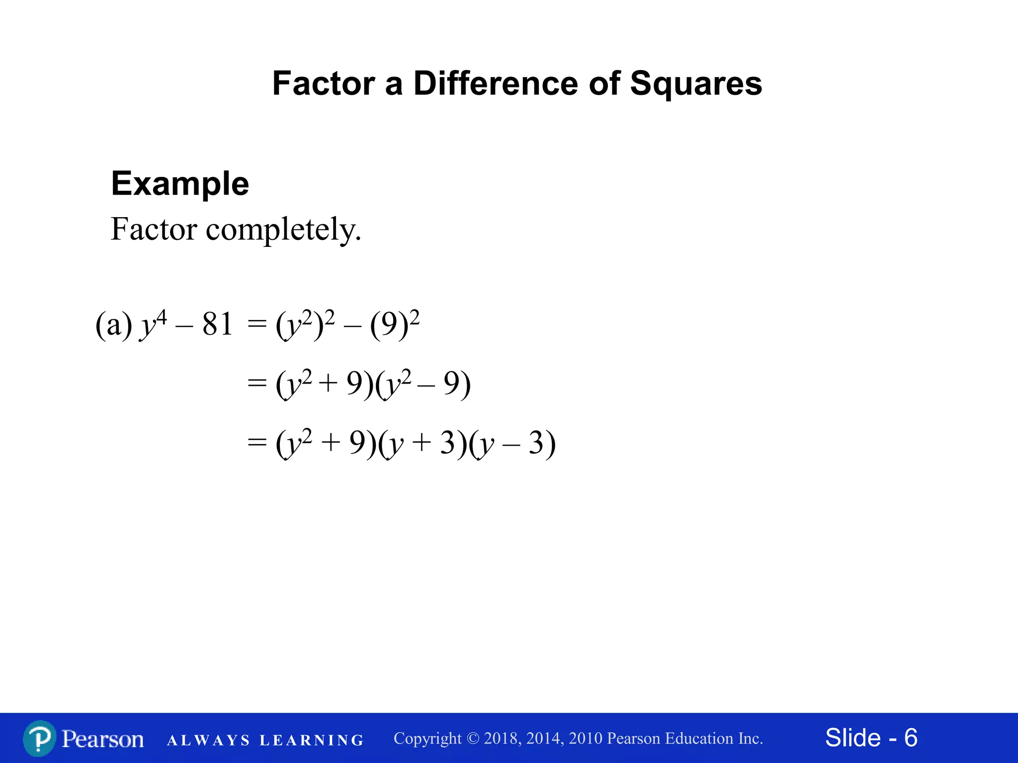 Section 13.5 special factoing techniques | PPT
