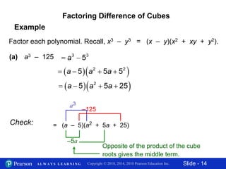 Section 13.5 special factoing techniques | PPT