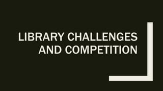 Squeezed middle? The positioning of academic libraries in the ...