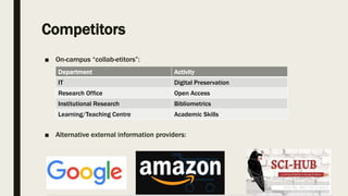 Squeezed middle? The positioning of academic libraries in the ...