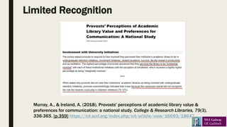 Squeezed middle? The positioning of academic libraries in the ...