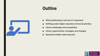 Squeezed middle? The positioning of academic libraries in the ...