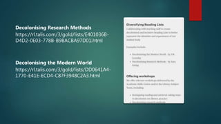 Decolonising Research Methods | PPTX