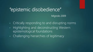 Decolonising Research Methods | PPTX