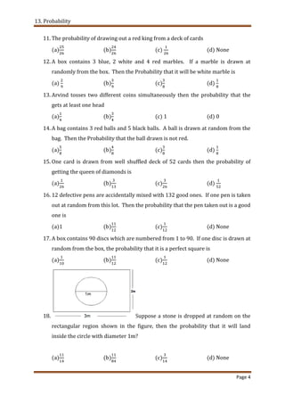 13. Probability | PDF