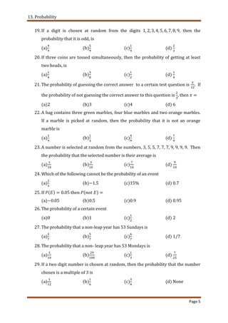 13. Probability | PDF