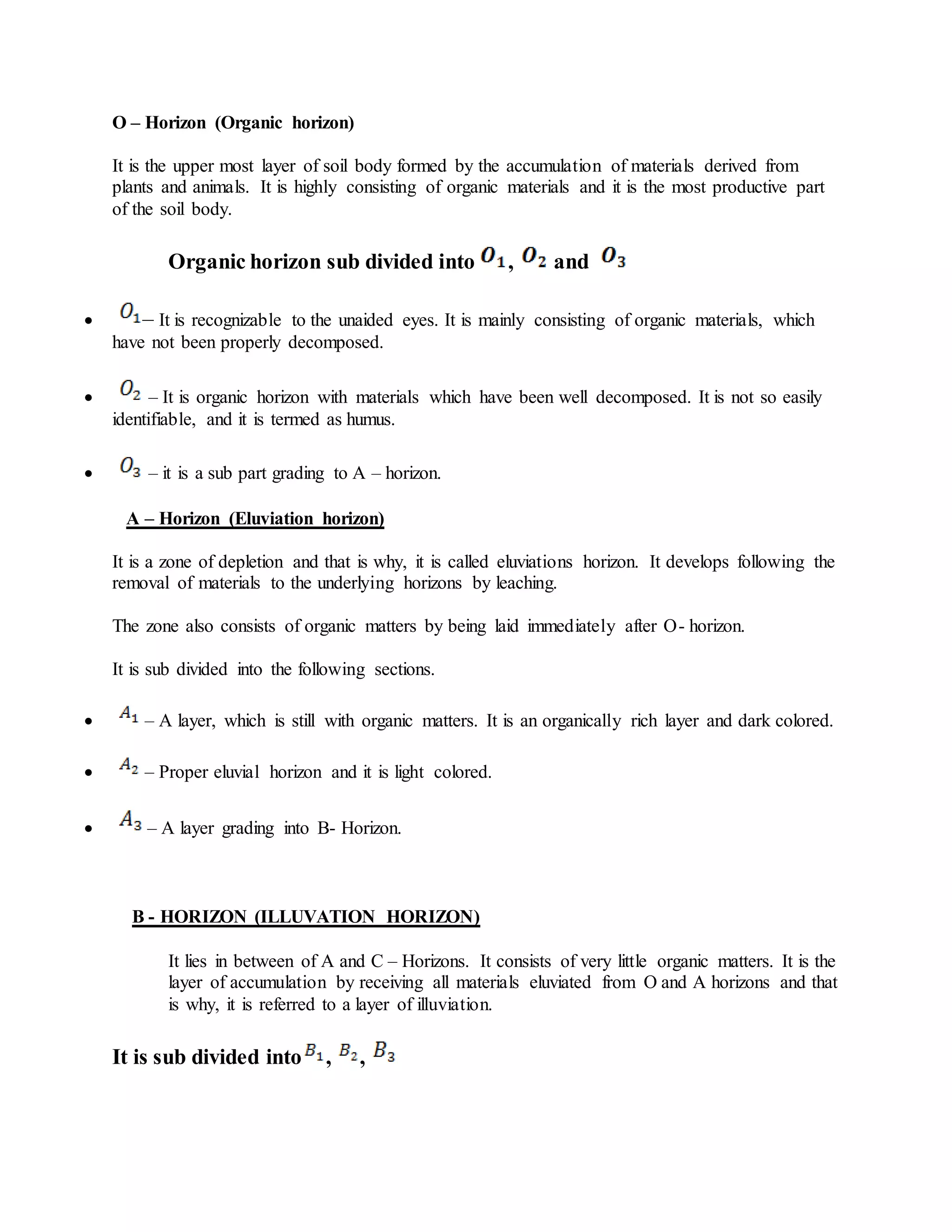 PHYSICAL GEOGRAPHY 1.5 -STUDY OF SOIL | DOCX