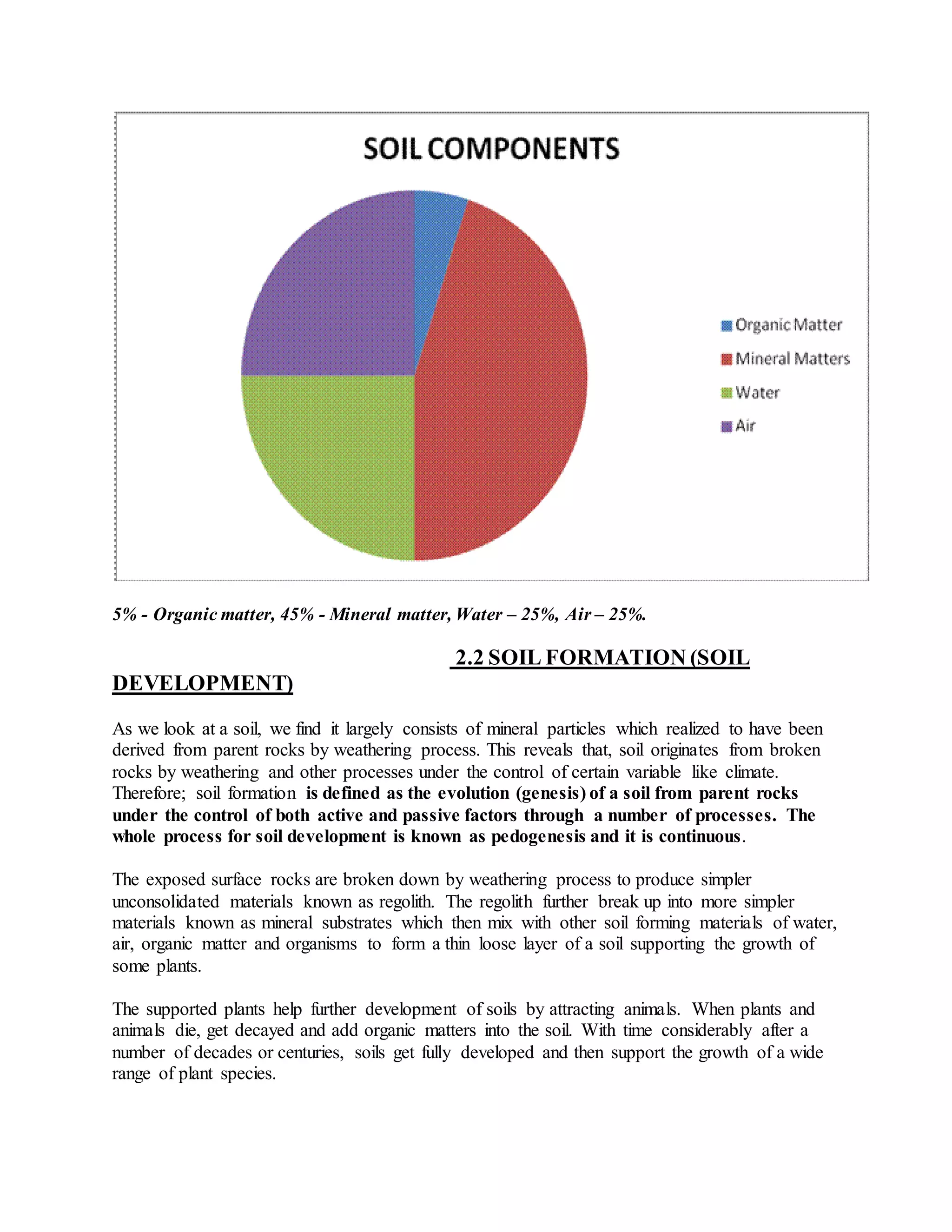 PHYSICAL GEOGRAPHY 1.5 -STUDY OF SOIL | DOCX | Gardening | Home & Garden