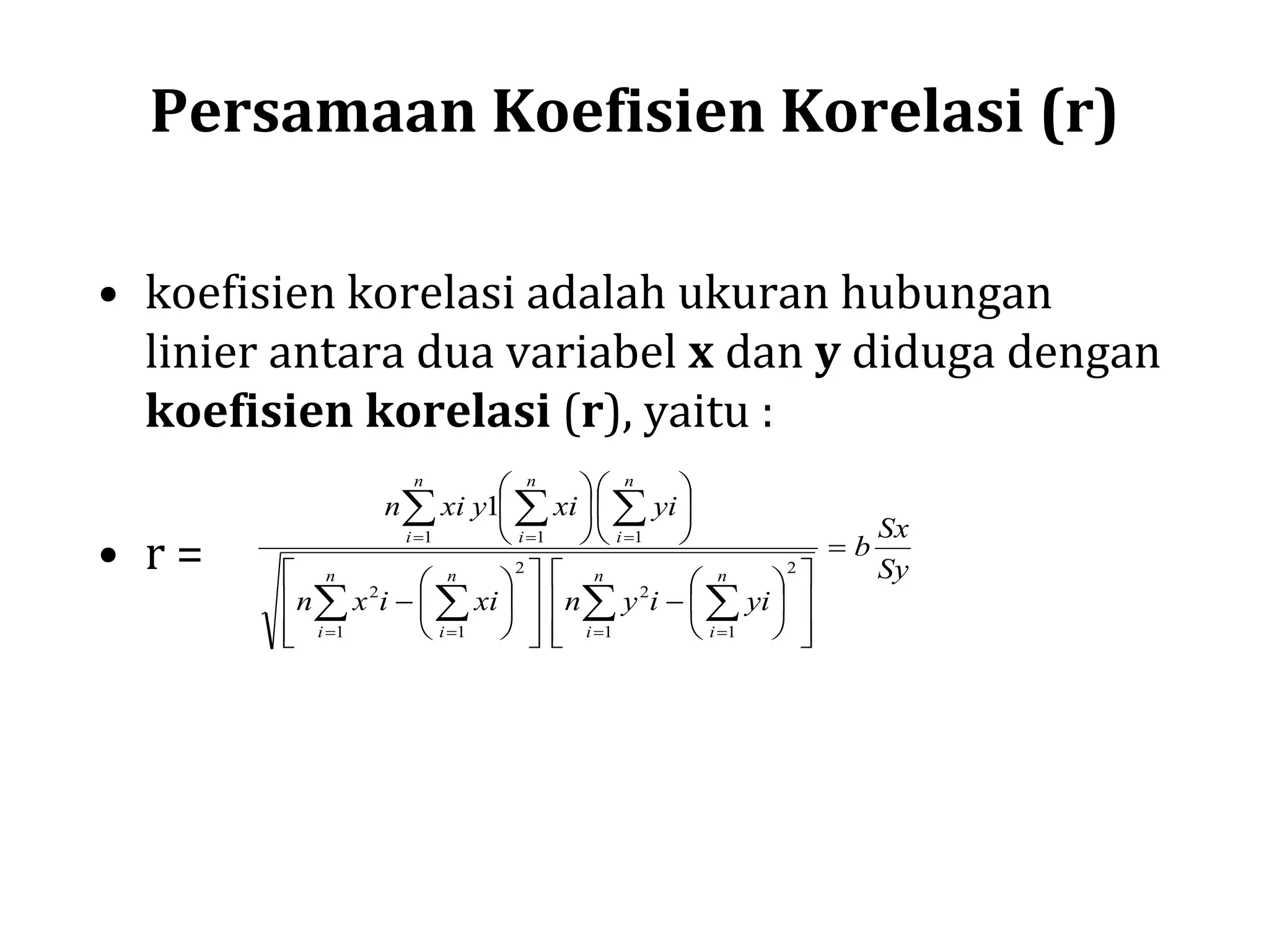 13.analisa korelasi | PPTX