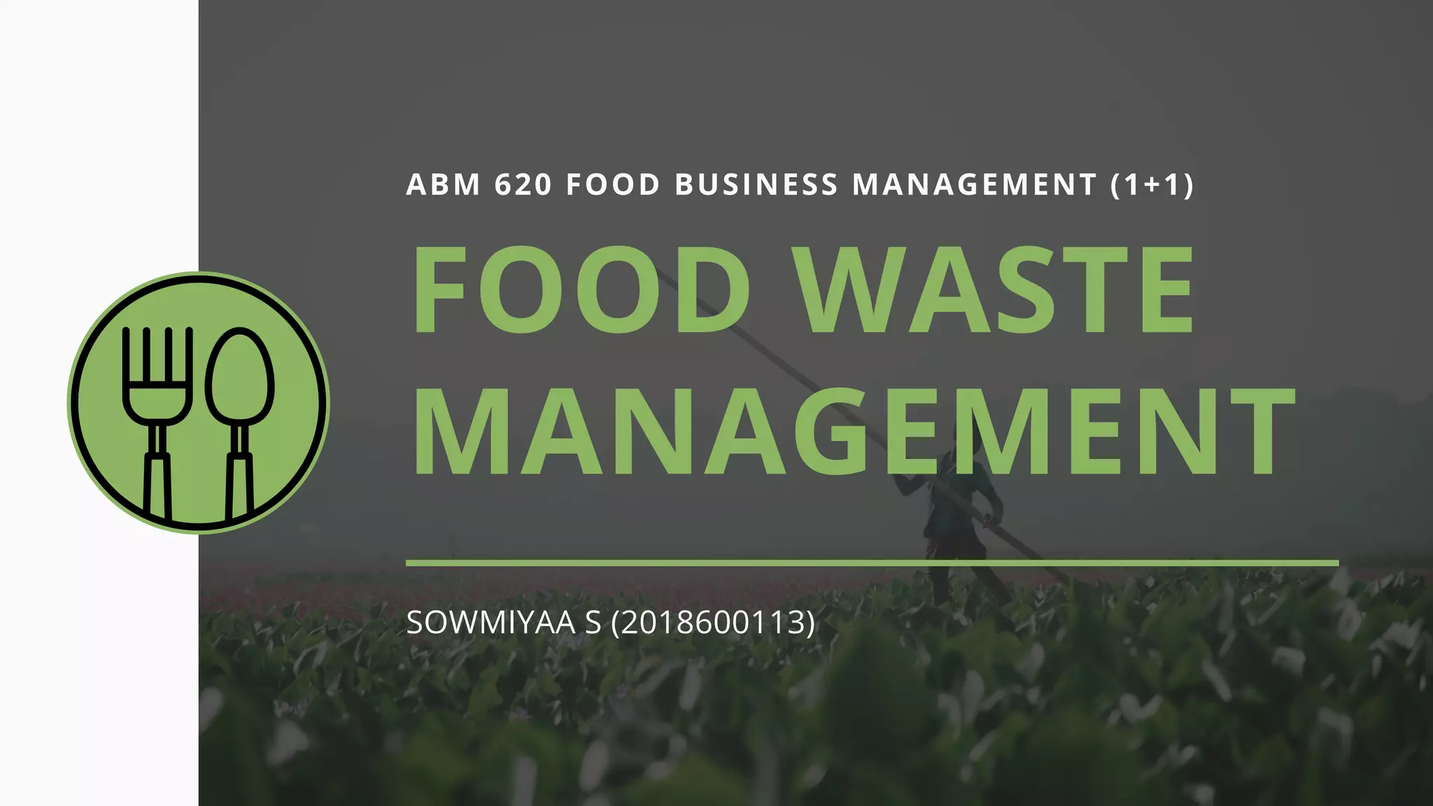 Food waste management | PDF