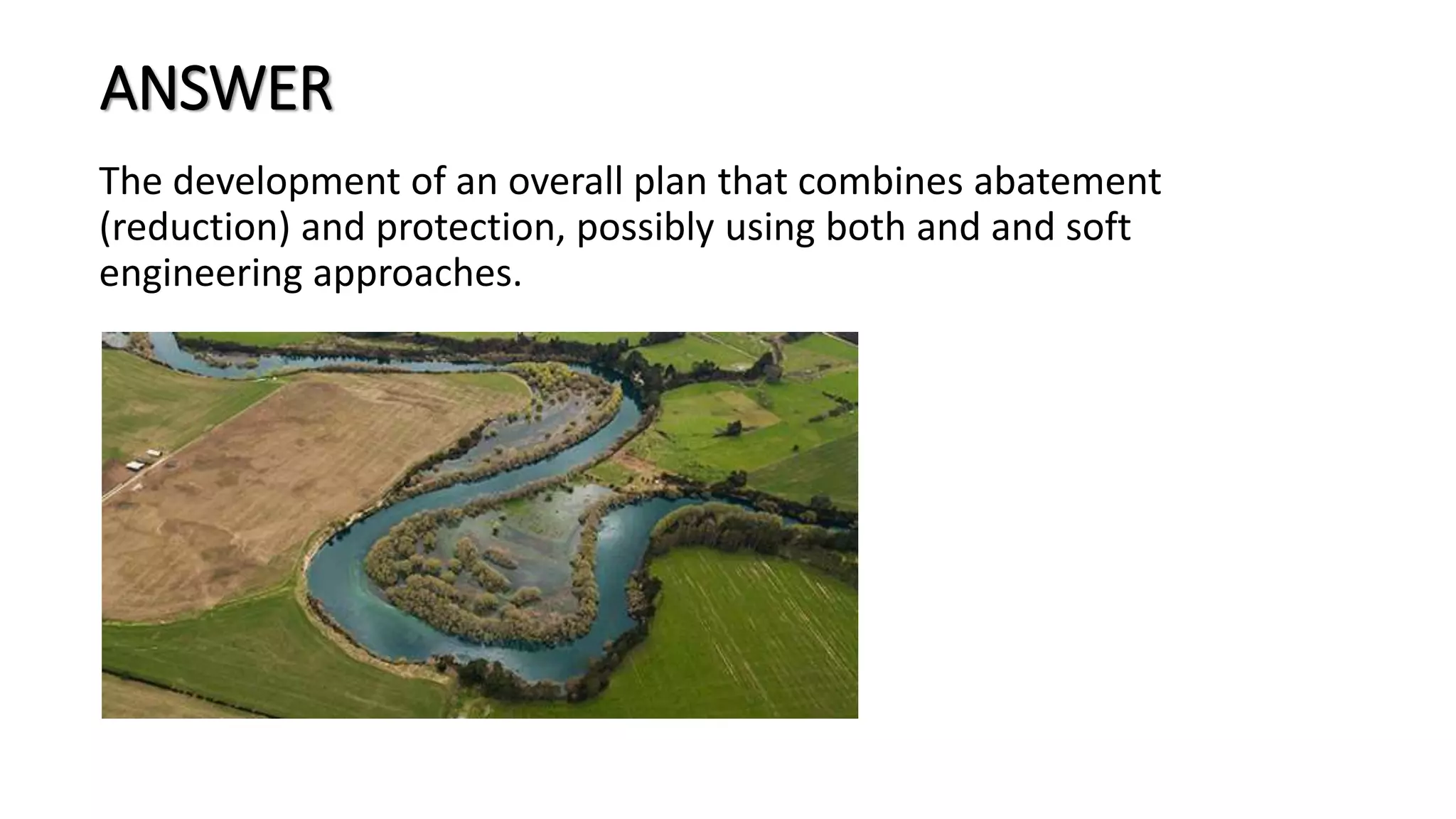 REVISION AS CAMBRIDGE GEOGRAPHY: RIVERS - SUSTAINABLE FLOOD MANAGEMENT ...