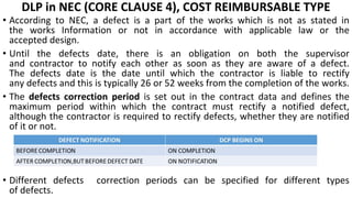 DEFECTS LIABILITY AND TAKING OVER CLAUSES | PPTX