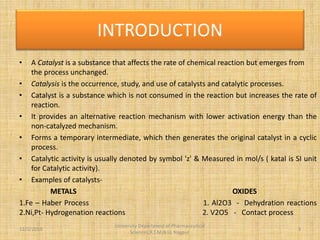 CATALYSIS, TYPES OF CATALYSIS FOR CHEMISTRY STUDENTS | PPTX | Chemistry ...