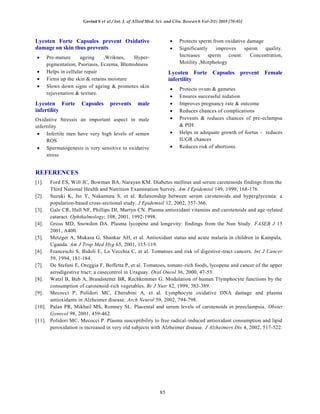 LYCOTENFORTE CapsulesTM: The most powerful antioxidant mentains optimum ...