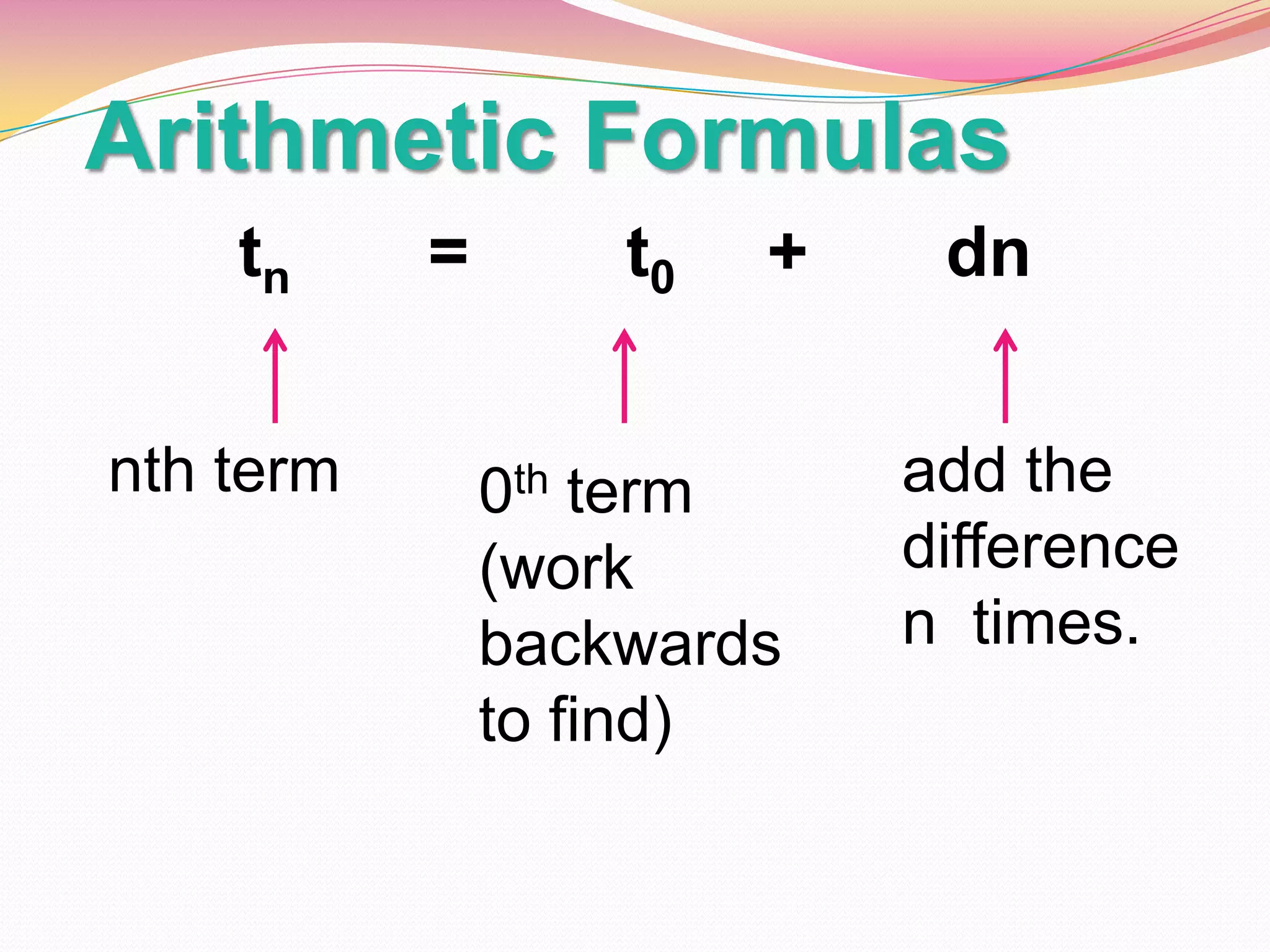 13 1 arithmetic and geometric sequences | PPTX