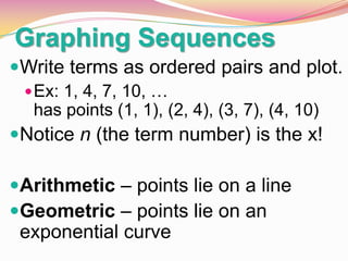 13 1 arithmetic and geometric sequences | PPTX