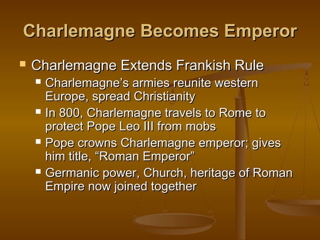 13.1 charlemagne unites germanic kingdoms | PPT