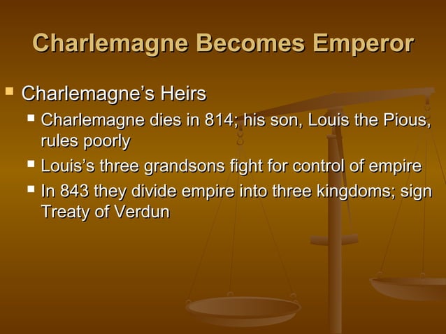 13.1 charlemagne unites germanic kingdoms | PPT