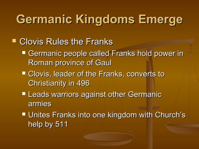 13.1 charlemagne unites germanic kingdoms | PPT